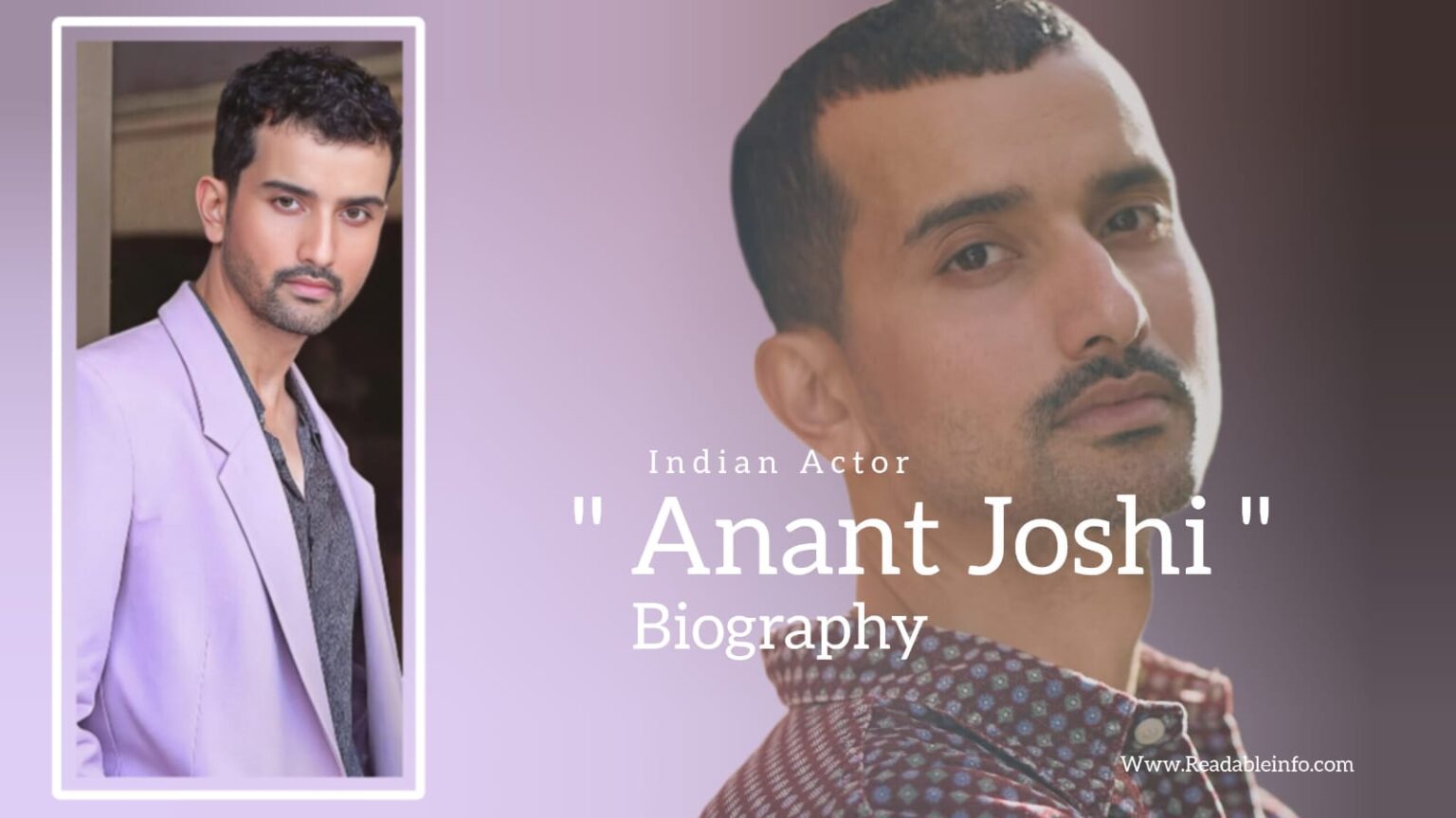 Anant Joshi biography (Indian Actor) - Readableinfo